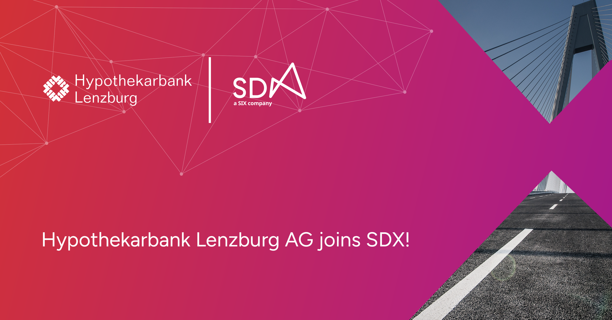 Hypothekarbank Lenzburg joins SDX | SDX